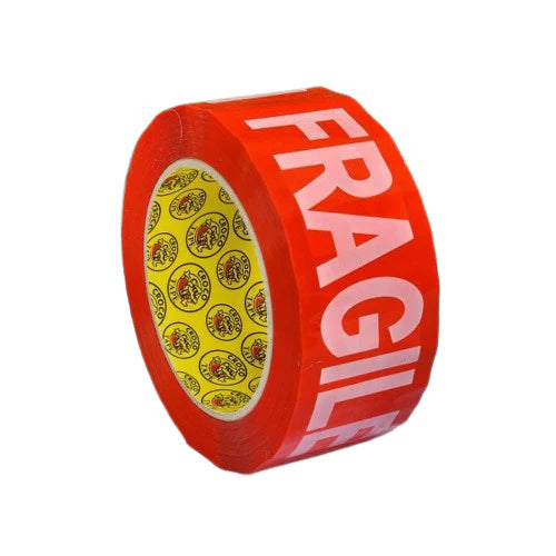 1 Roll CROCO Red FRAGILE 2" X 100M – Rhey Calig E-commerce Packaging